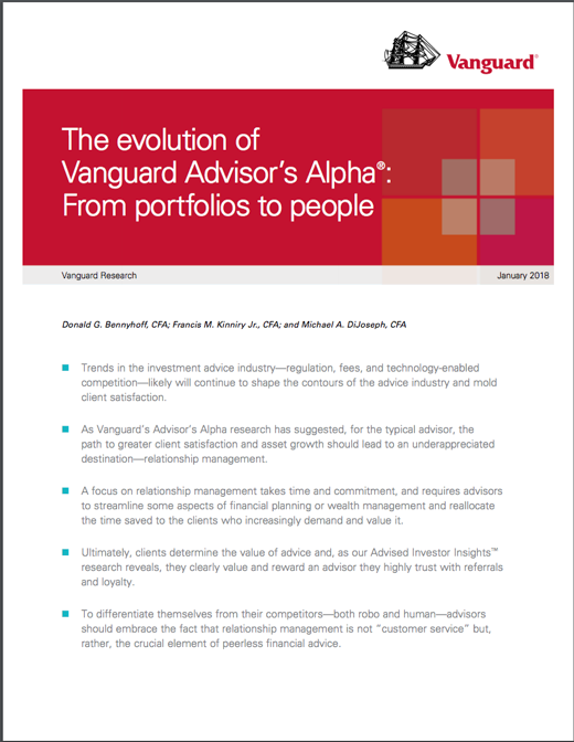 Vanguard - White Papers - Advisor Perspectives